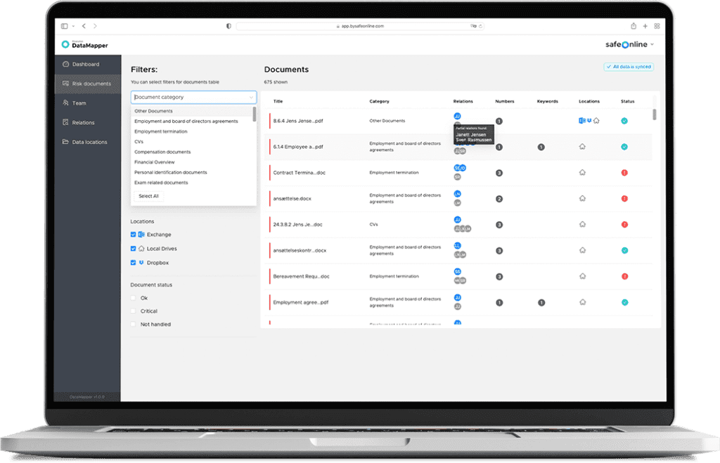 DataMapper - Safe Online